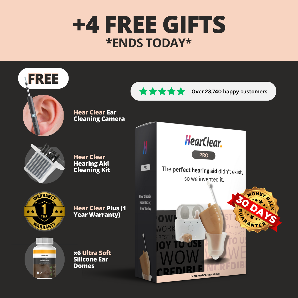 Hear Clear Pro Invisible Aids – Everything You Need